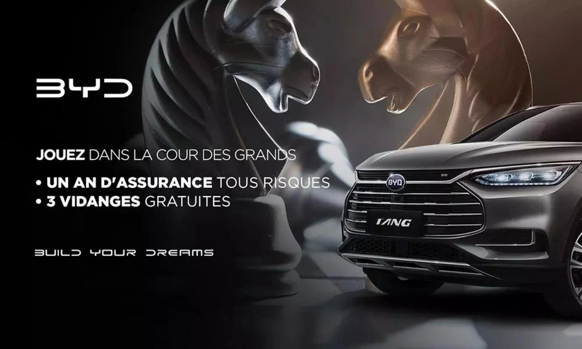 Avantages exclusifs pour l'achat du BYD Tang chez Helios Cars