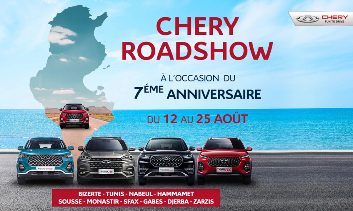 Chery Roadshow - Une tournée à l'occasion du 7ème anniversaire
