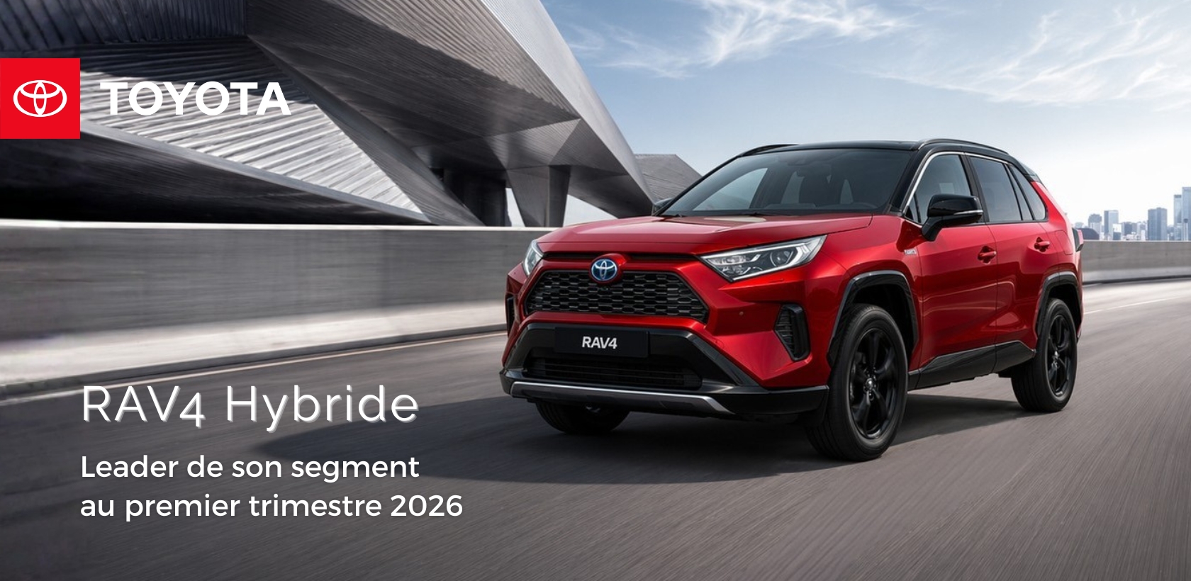 Toyota RAV4 Hybride - Leader de son segment au premier trimestre 2026